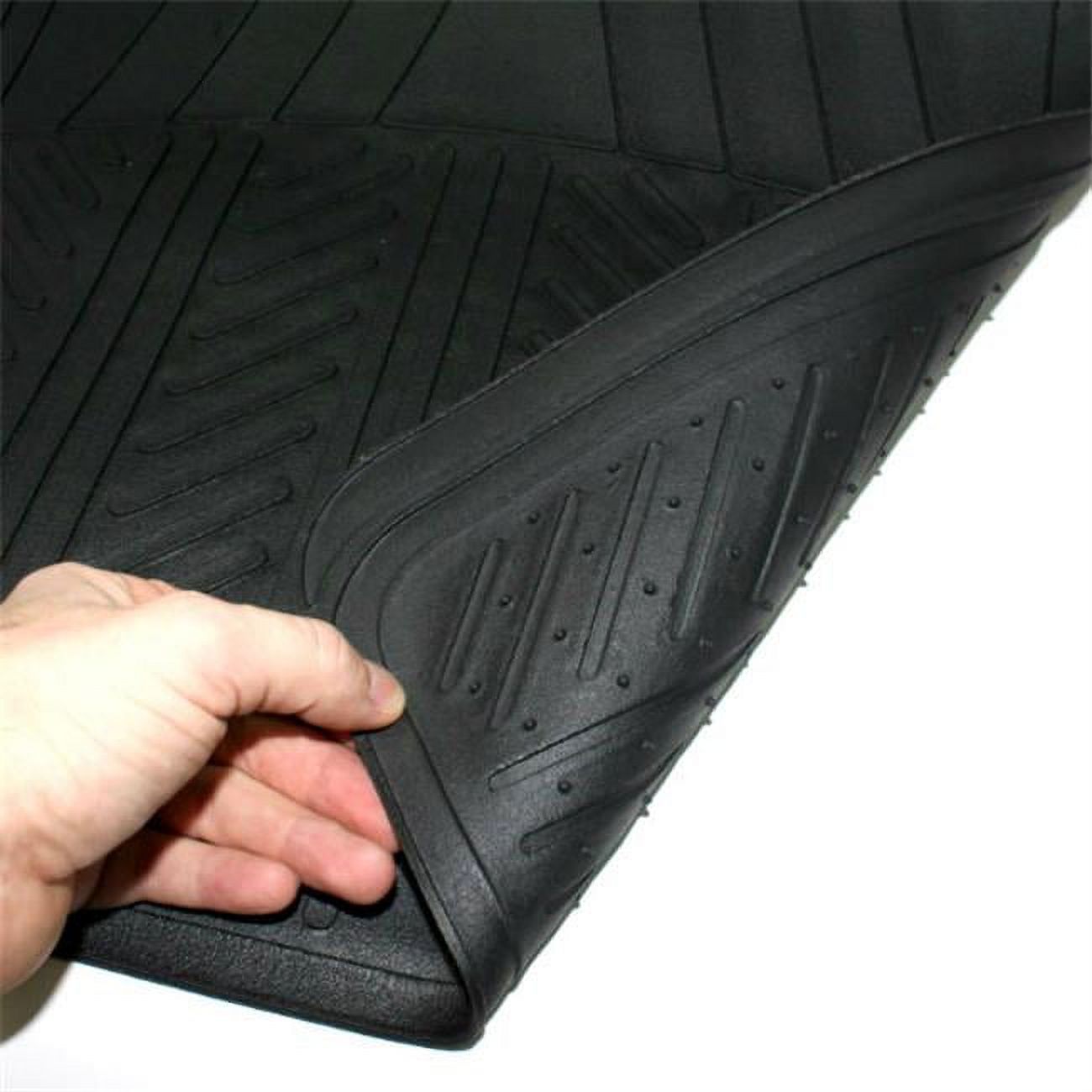 C Accessories Mats 4 Pieces Black Rubber Interior Floor Mat Set ...
