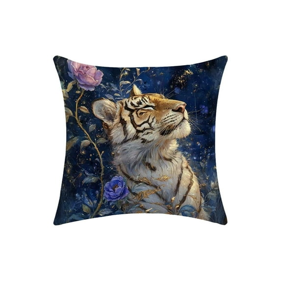 C Animals Series Floral Pillow Cover Style Three For Home Decor Bedroom ...