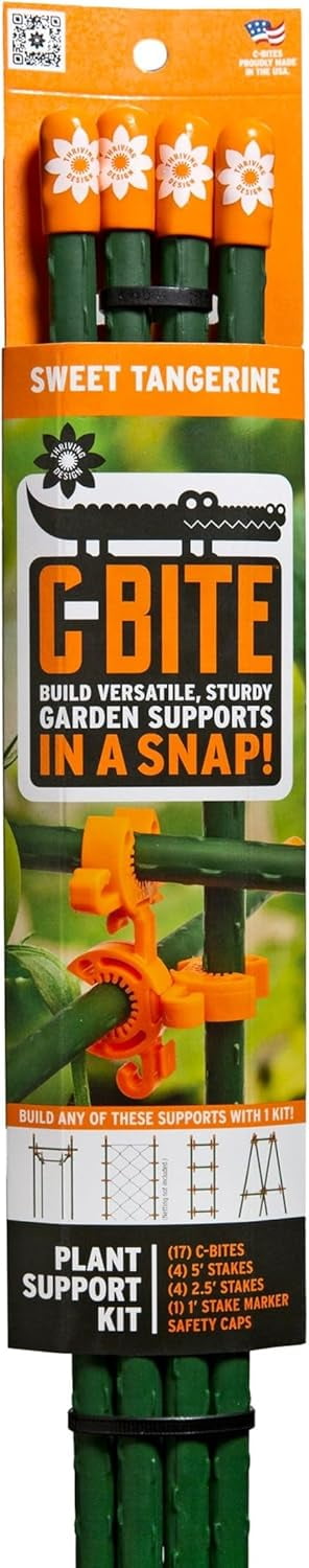 C-Bite 5-Foot Plant Support Kit | All You Need to Build A Cage, Trellis ...