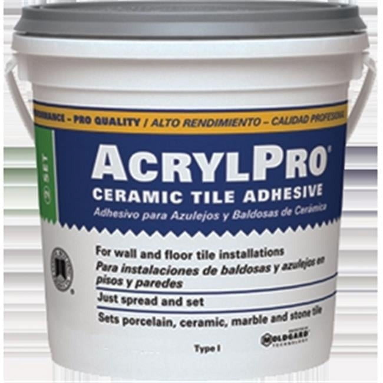 Custom Building Products Acrylpro Ceramic Tile Adhesive - 3.5 Gal ...