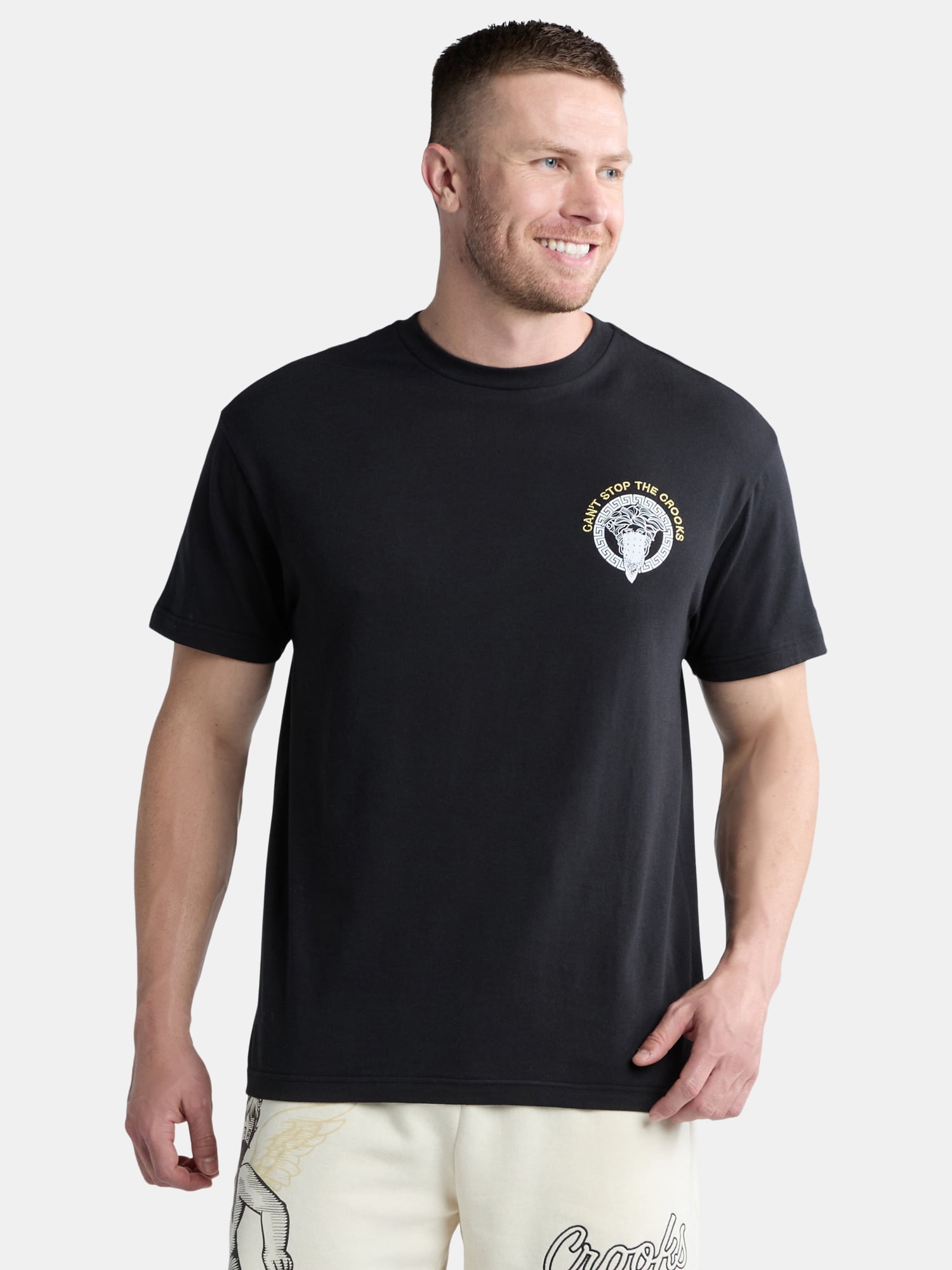 Crooks & Castles Men's and Big Men's Can't Stop the Crooks Graphic Tee ...