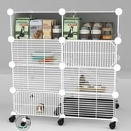 28” Mcage Large 2-Tier Acrylic Cage for Hamster, Mouse, Guinea Pig w ...
