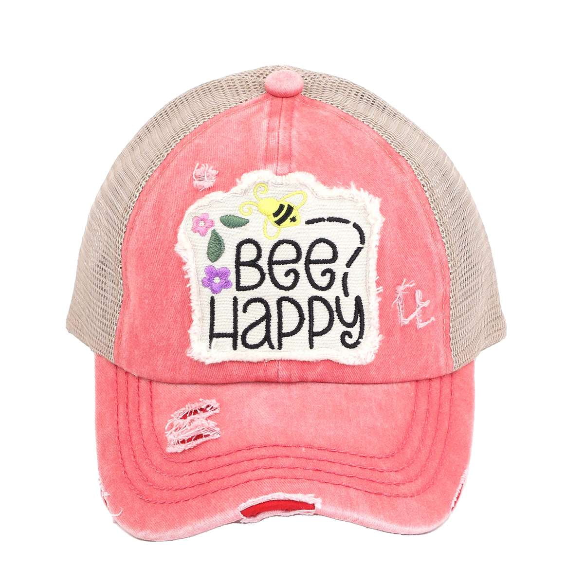 C.C Ponycap Messy High Bun Ponytail Adjustable Mesh Trucker Baseball ...
