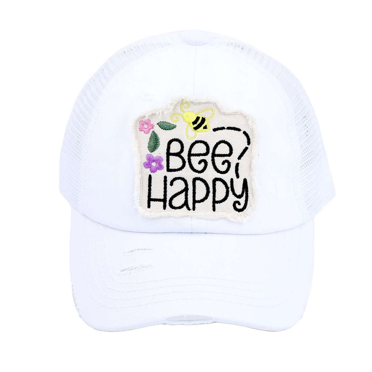 C.C Ponycap Messy High Bun Ponytail Adjustable Mesh Trucker Baseball ...