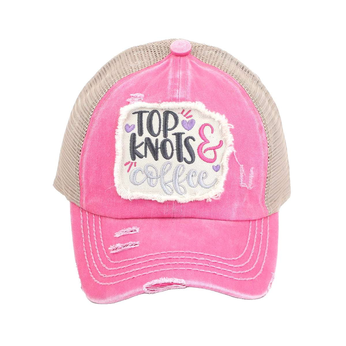 C.C Ponycap Messy High Bun Ponytail Adjustable Mesh Trucker Baseball ...