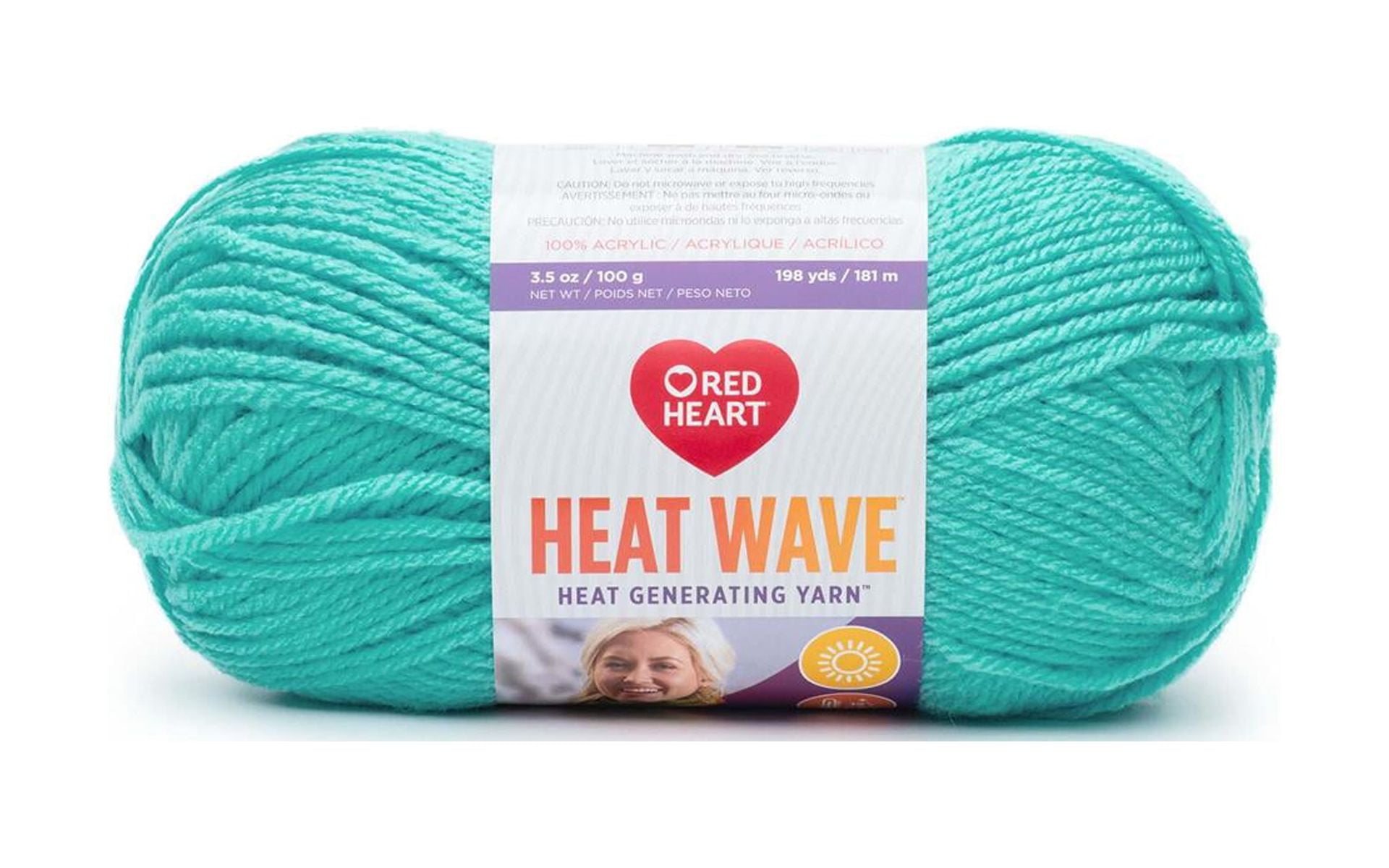 C&C Red Heart Heat Wave 3.5oz Blue Skies - Walmart.com
