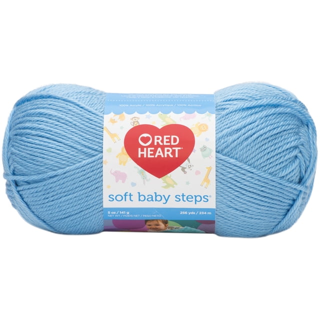 Coats & Clark Red Heart Soft Baby Steps Yarn, Weight Category 4, 5oz ...