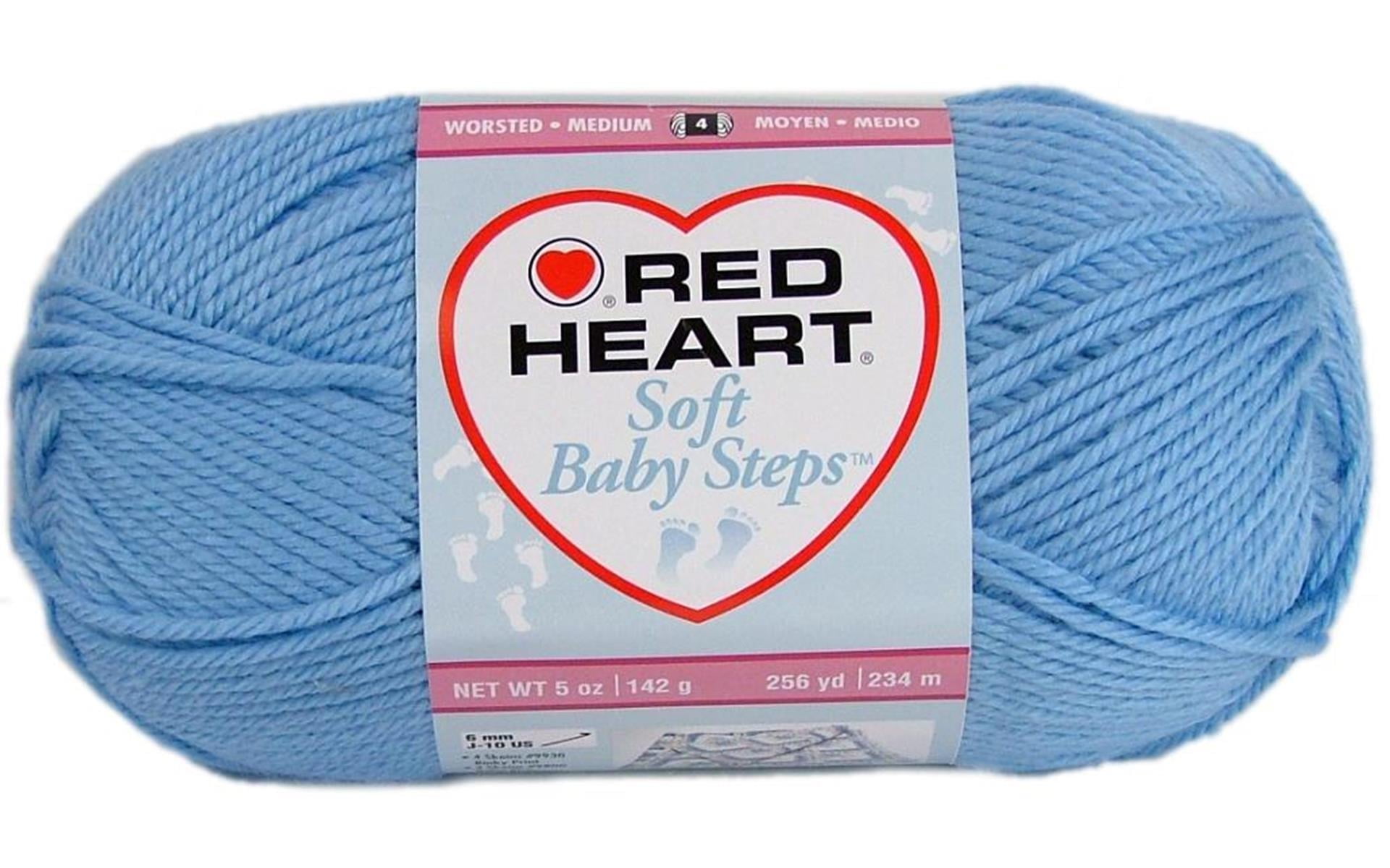 C&C Red Heart Soft Baby Steps Yarn 5oz Baby Blue - Walmart.com