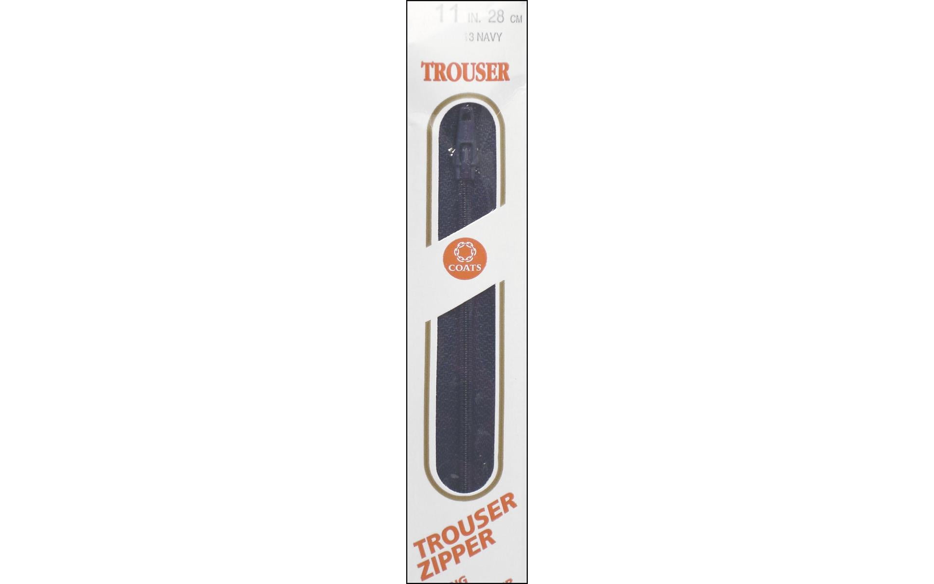 C&C Trouser Polyester Zipper 11" Navy - Walmart.com