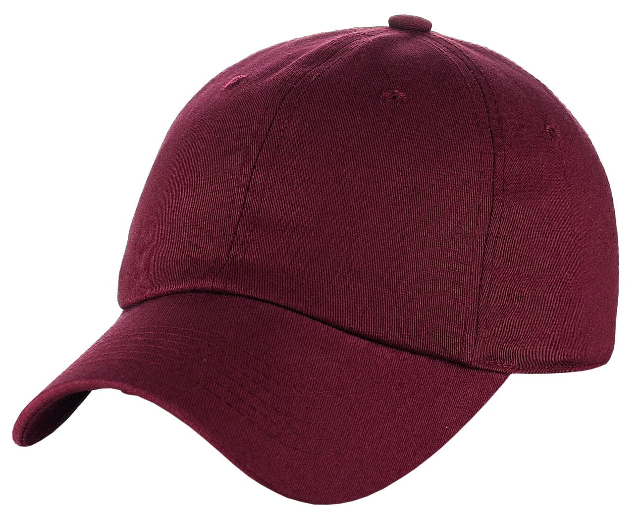 C.C Unisex Classic Blank Low Profile Cotton Unconstructed Baseball Cap ...