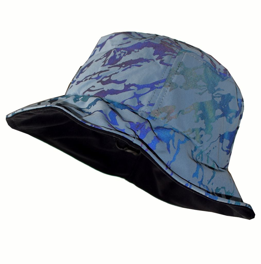 C.C Unisex Outdoor Waterproof Reflective Bucket Sun Hat, Light Blue ...