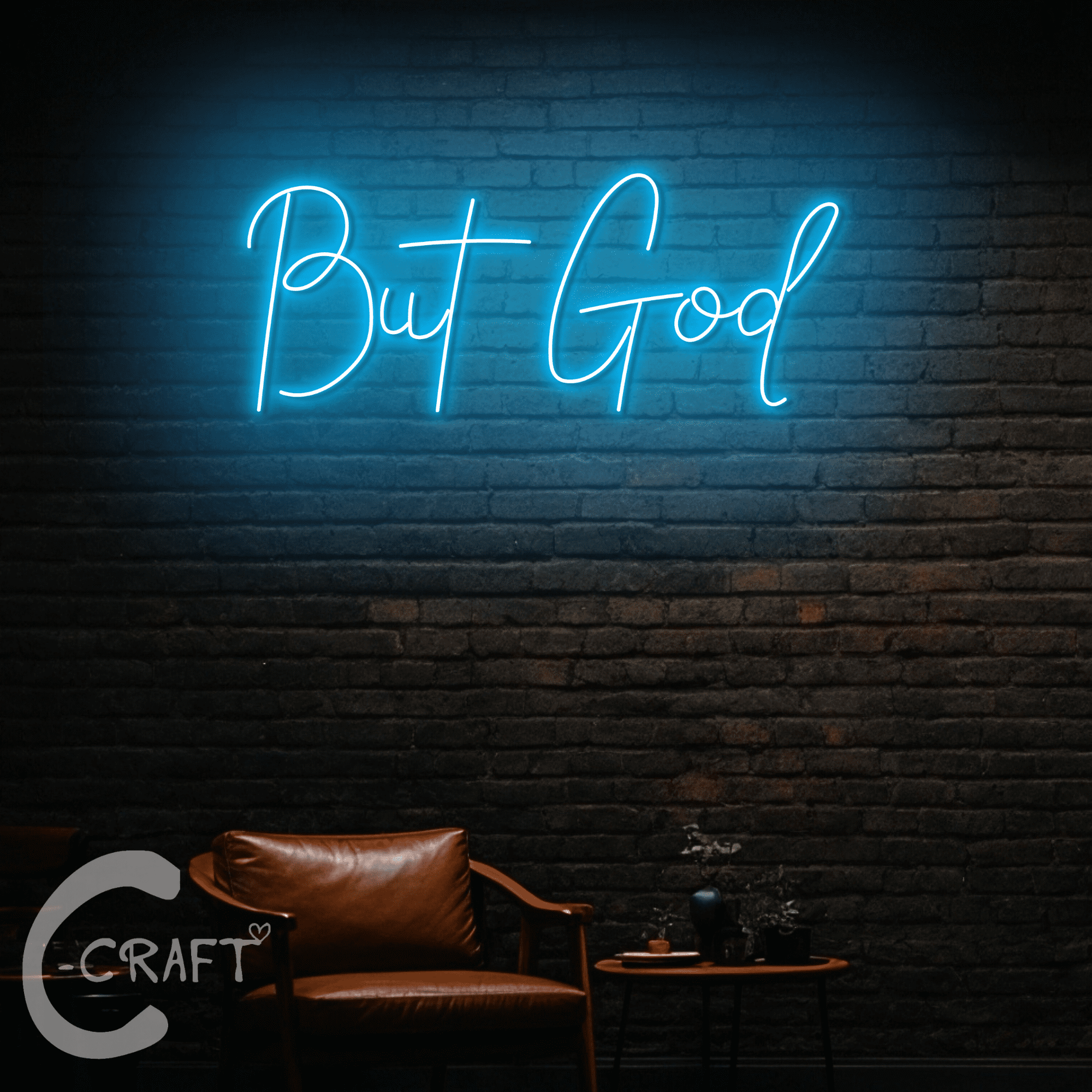 C-CRAFT But God Neon Led Light 30 inch for Christian Home Decor ...