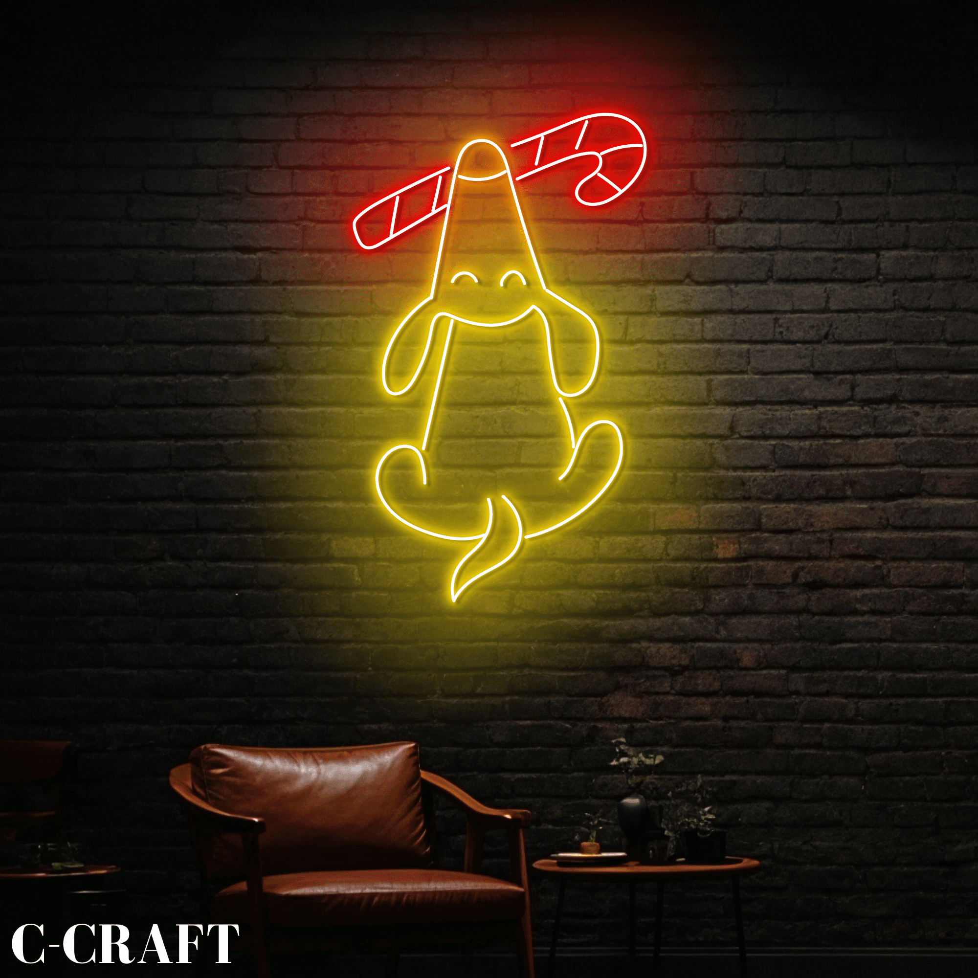 C-CRAFT Dog Candy Cane Neon Led Light Wall Art for Candy Shop Christmas ...