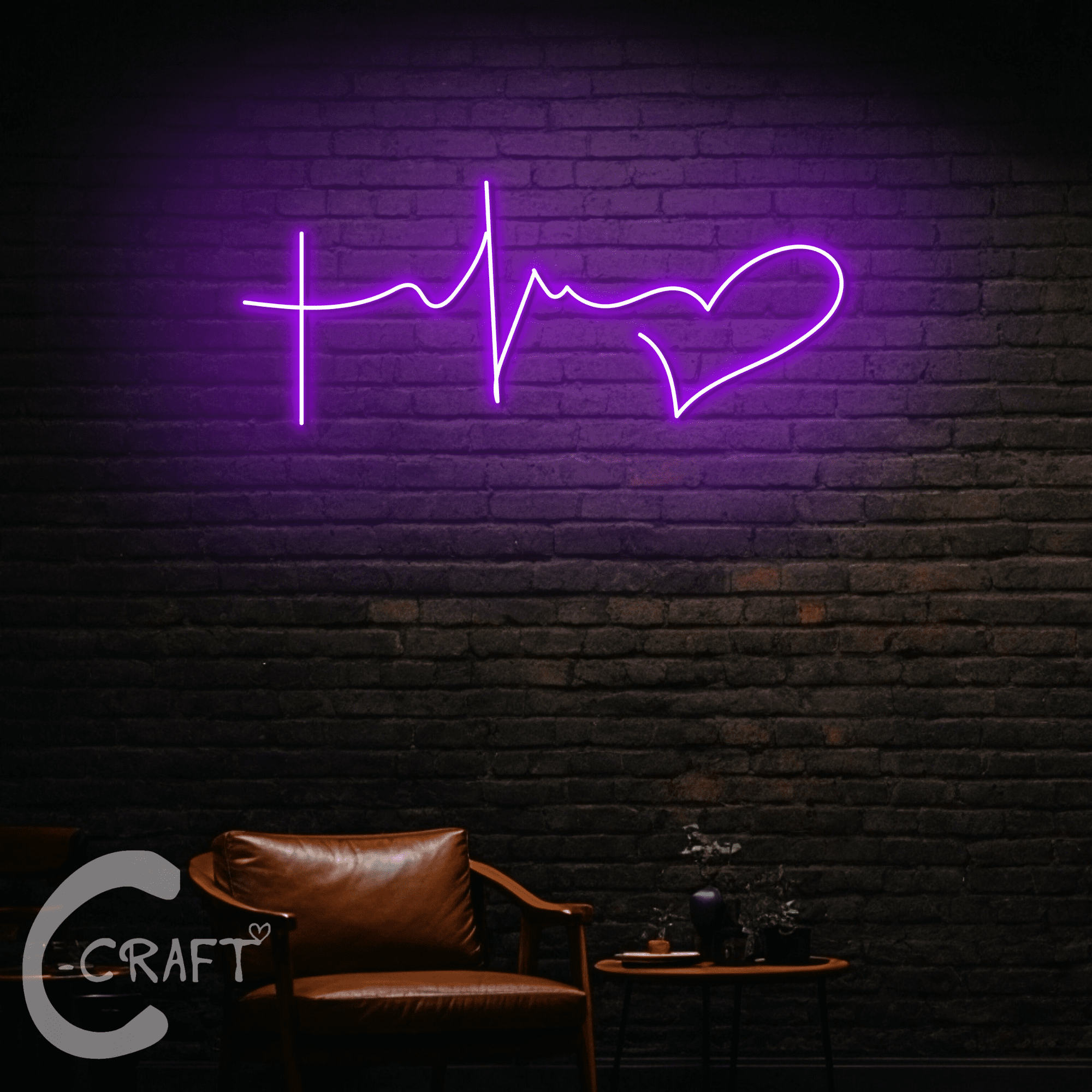 C-CRAFT Faith, Hope & Love Neon Led Light Up 35 inch for Valentine ...