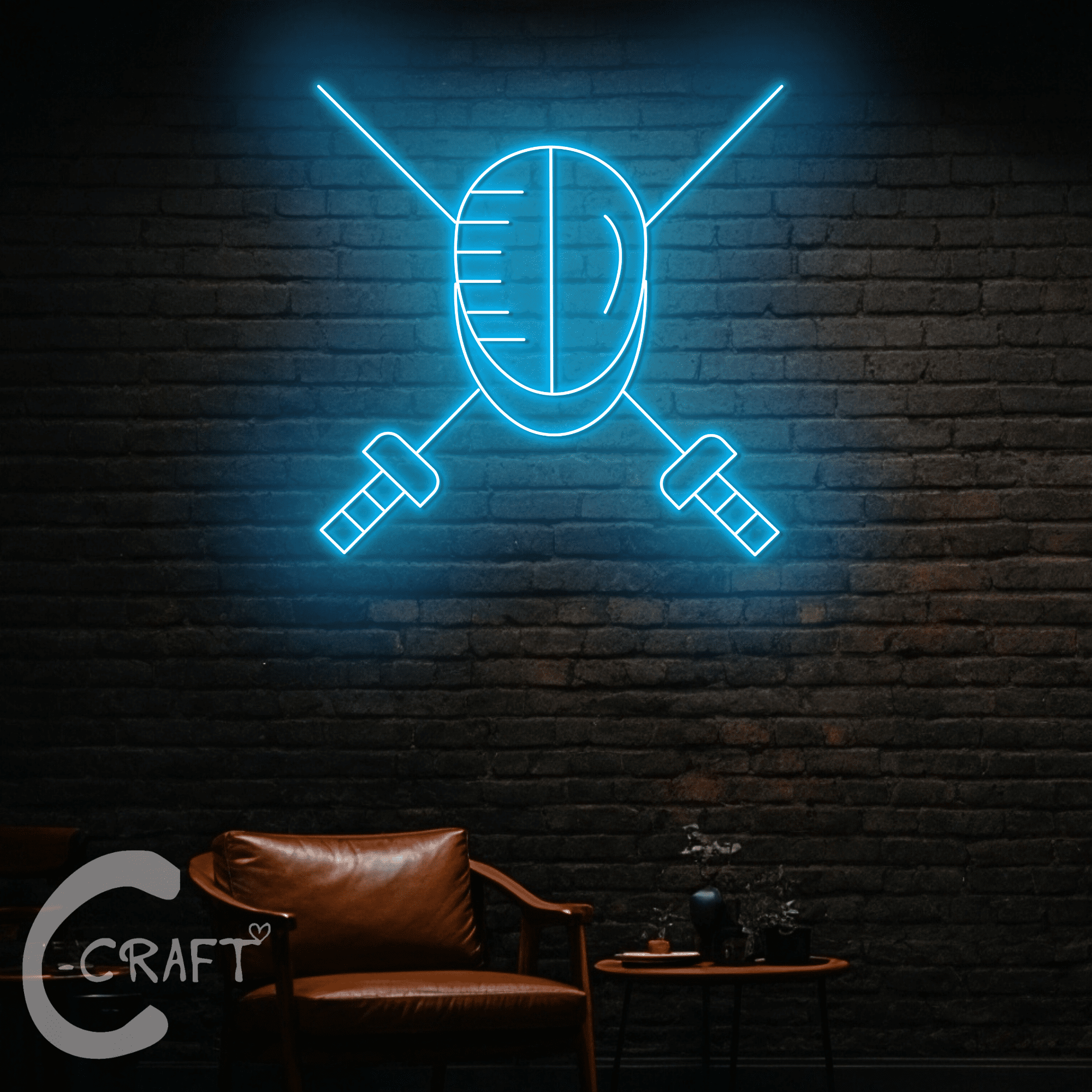 C-CRAFT Fencing Tools Neon Led Lights 40 inch for Fencing Club Home ...