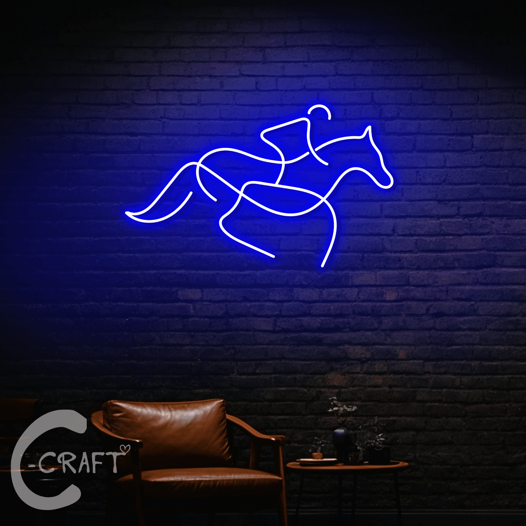 C-CRAFT Floral Cat Moon Neon Led Light Up 40 inch for Bedroom Cat ...