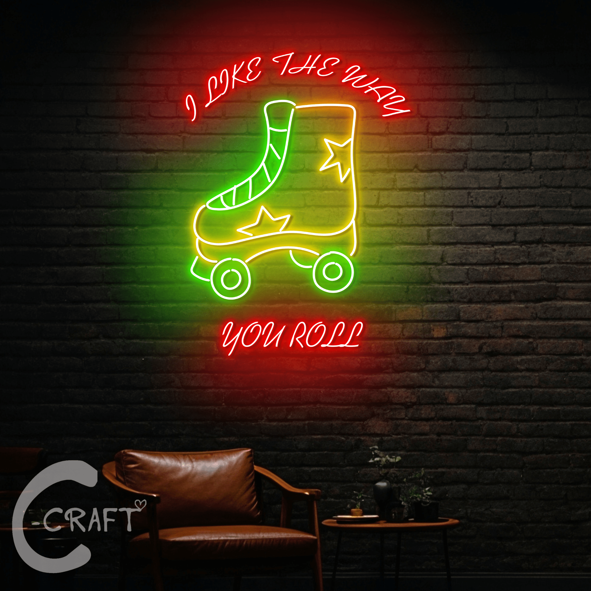 C-CRAFT I Like The Way You Roll Neon Led Light Up 40 inch for Skate ...