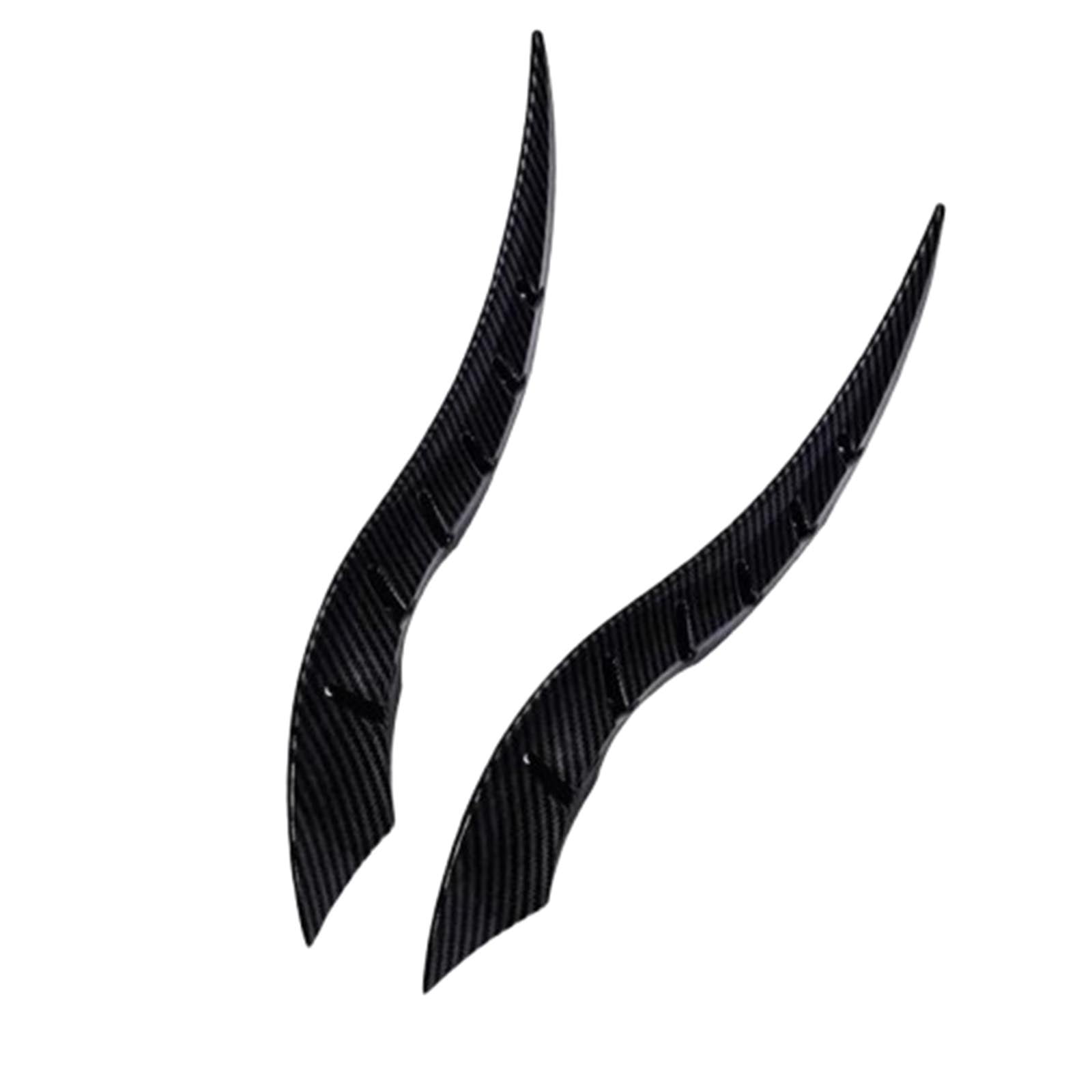 C Car Roof Dragon Horns Attachment Carbon Fiber Look Plastic Vehicle ...