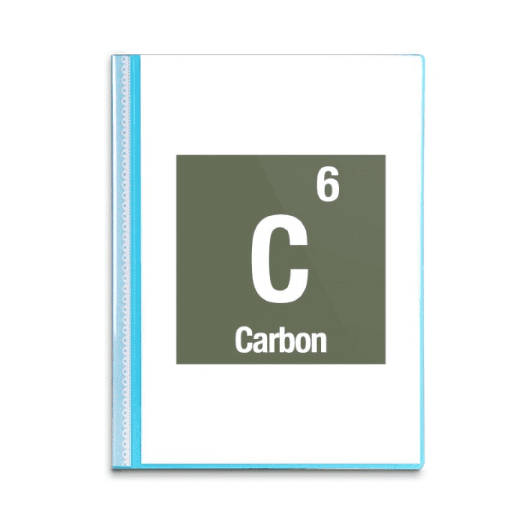 C Carbon Checal Element Science Book Sheet Protectors Portfolio Binder ...
