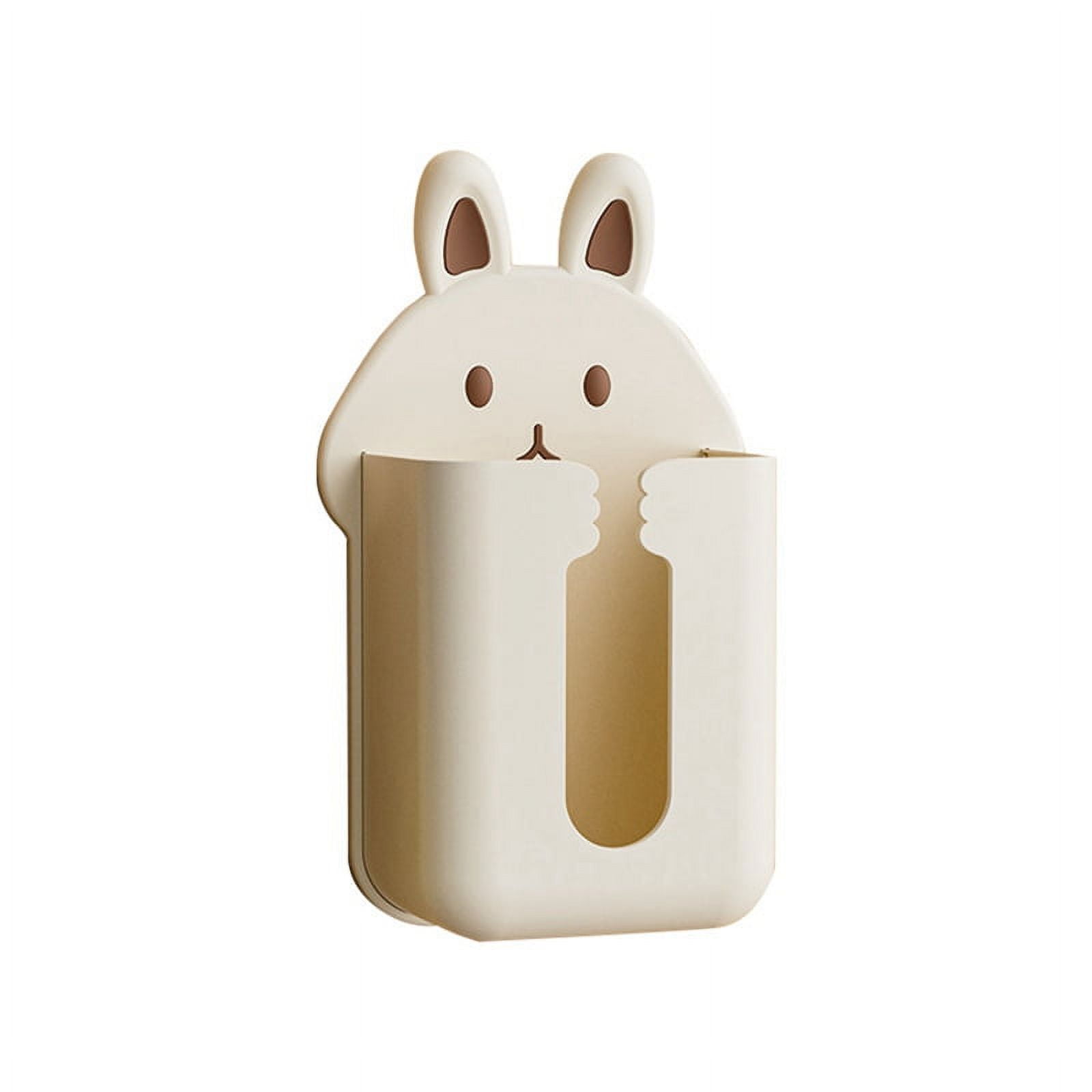 C Cartoon Tissue Box Holder Napkin Shelf Wall Mounted Mask Paper ...
