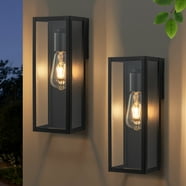 C Cattleya 2-Light Dark Bronze Finish Brass Outdoor Wall Lantern with ...