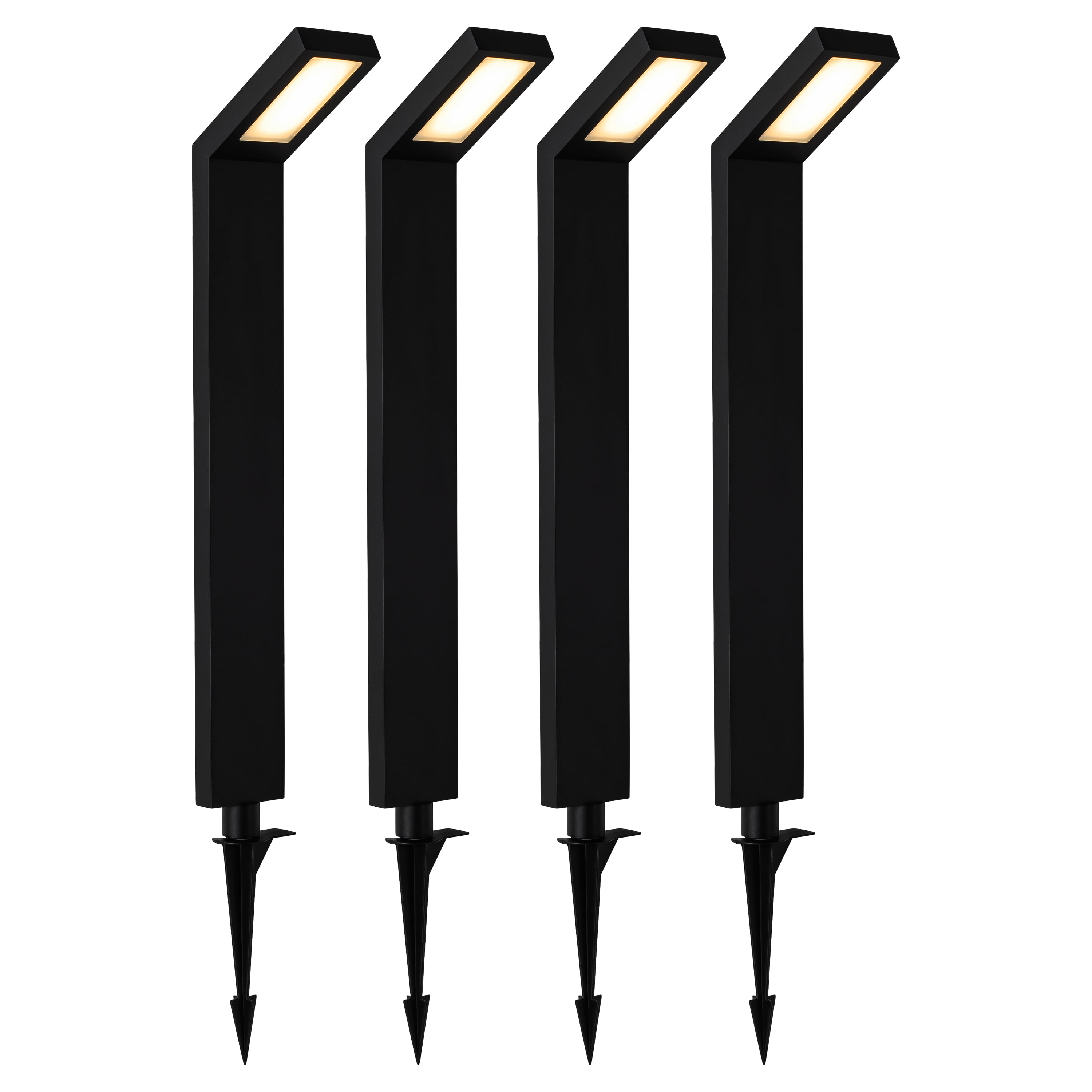 C Cattleya Low-voltage Black Aluminum LED Landscape Path Lights with ...