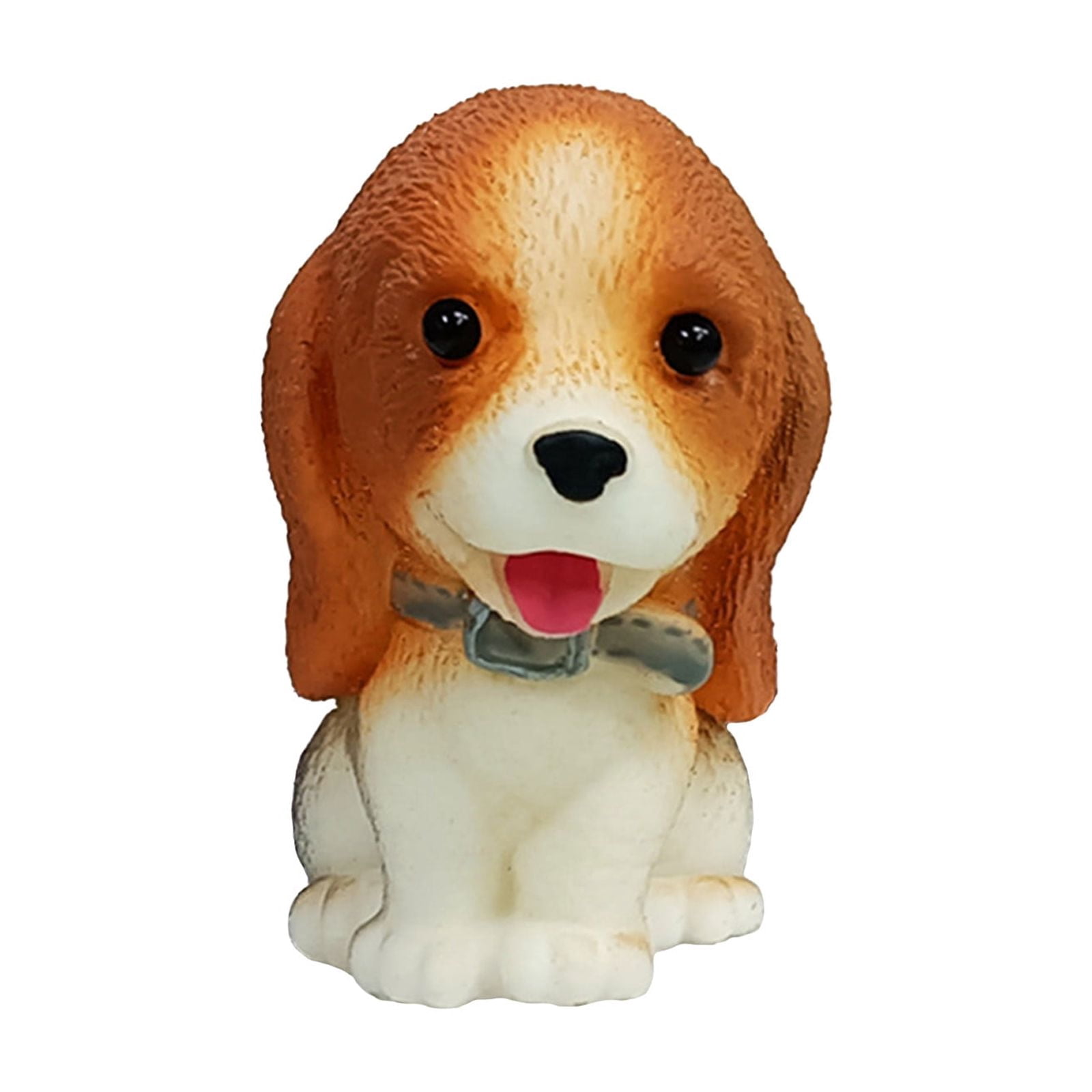 C Cheerful Dog-Themed Shelf Decor Small Animal Sculpture For Desktop ...