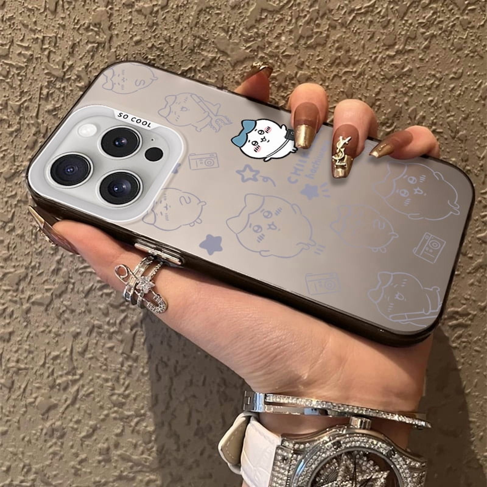 C-Chiikawas Frosted Case for iPhone 16 E 15 Pro Max 14 Plus 13 12 Mini ...