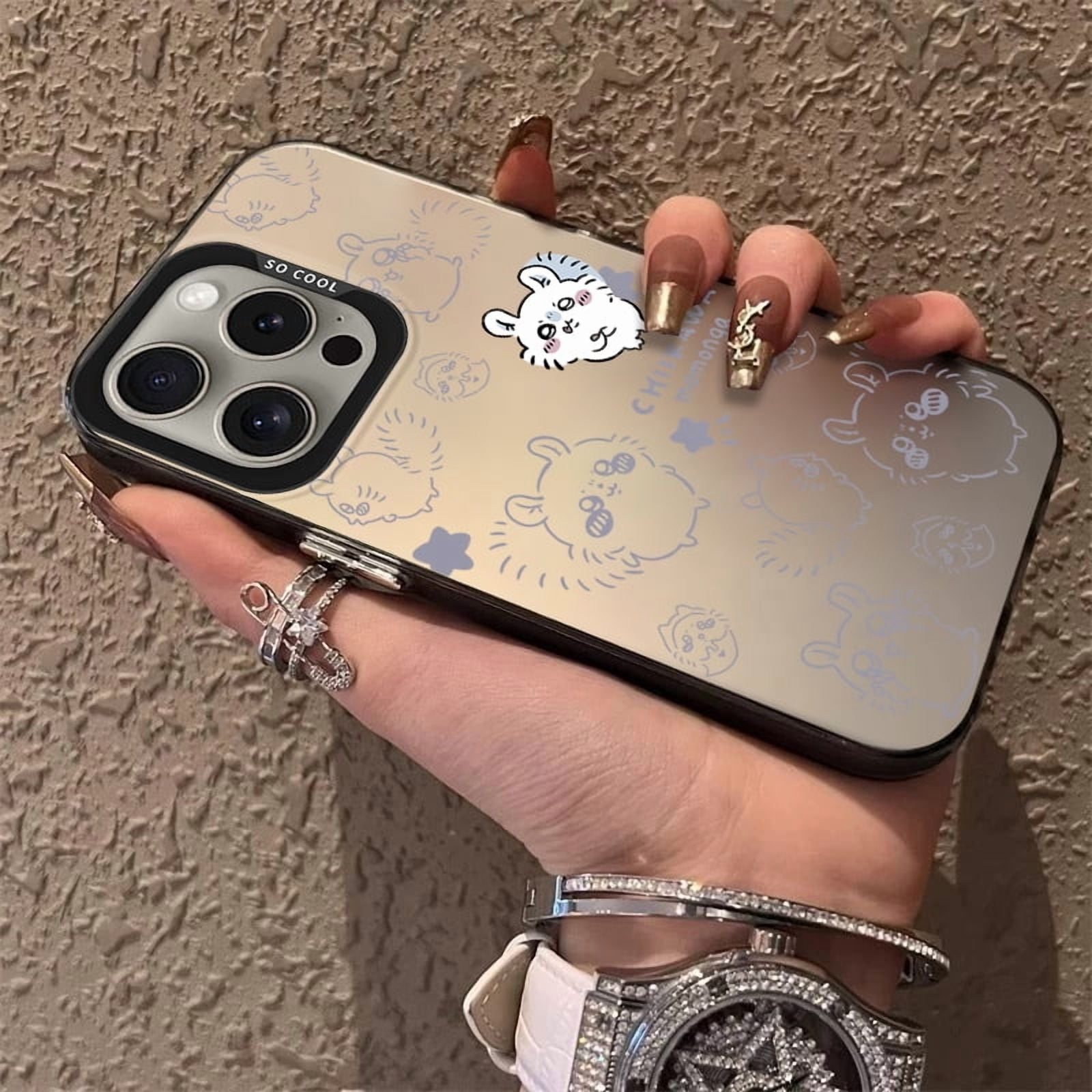 C-Chiikawas Frosted Case for iPhone 16 E 15 Pro Max 14 Plus 13 12 Mini ...