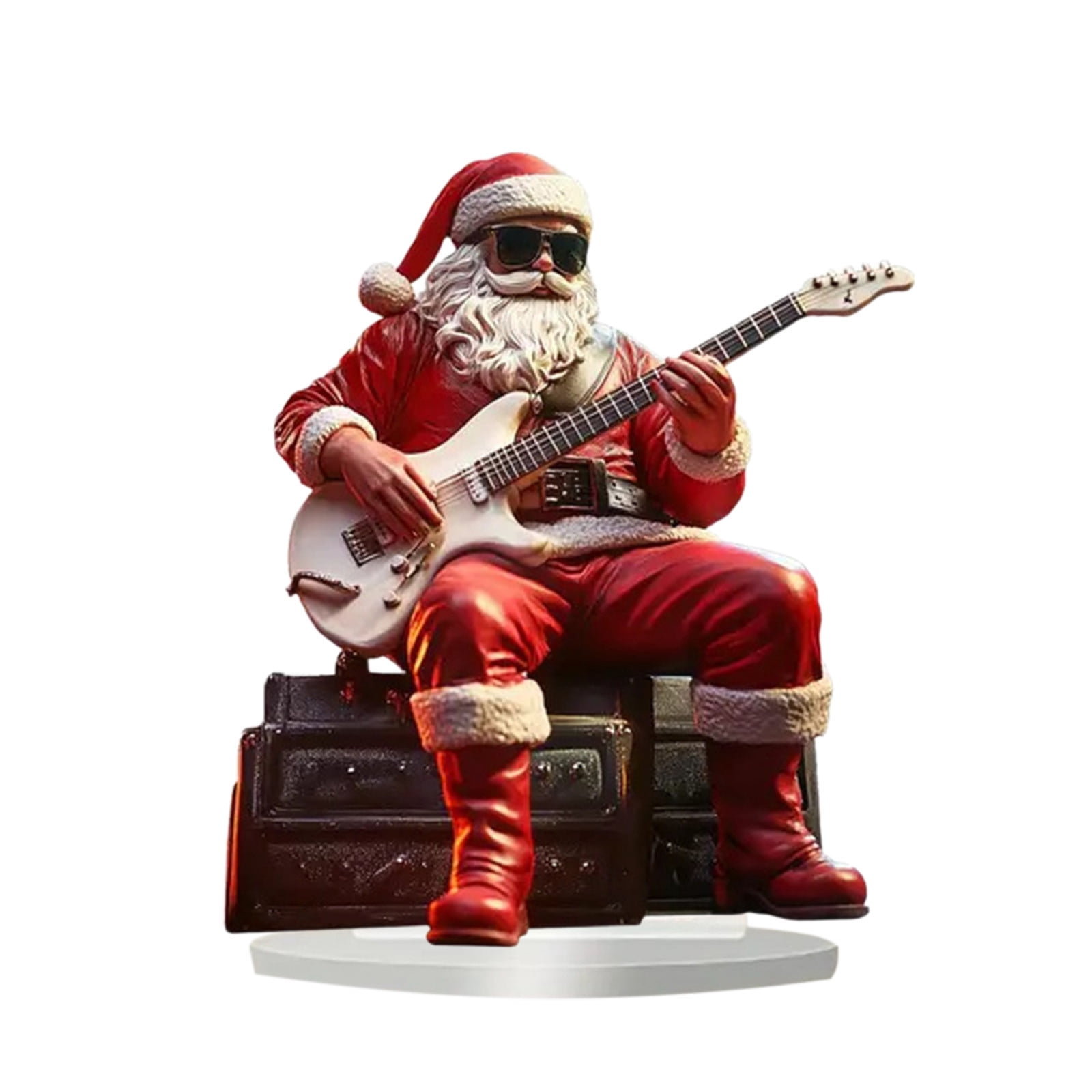 C Christmas 2D Desktop Decoration Standee C - Acrylic Santa Claus Sign ...