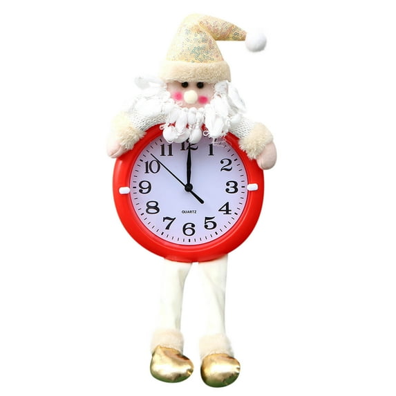 C Christmas Alarm Clock 1Pc Abs Material For Bedside Decoration Small ...