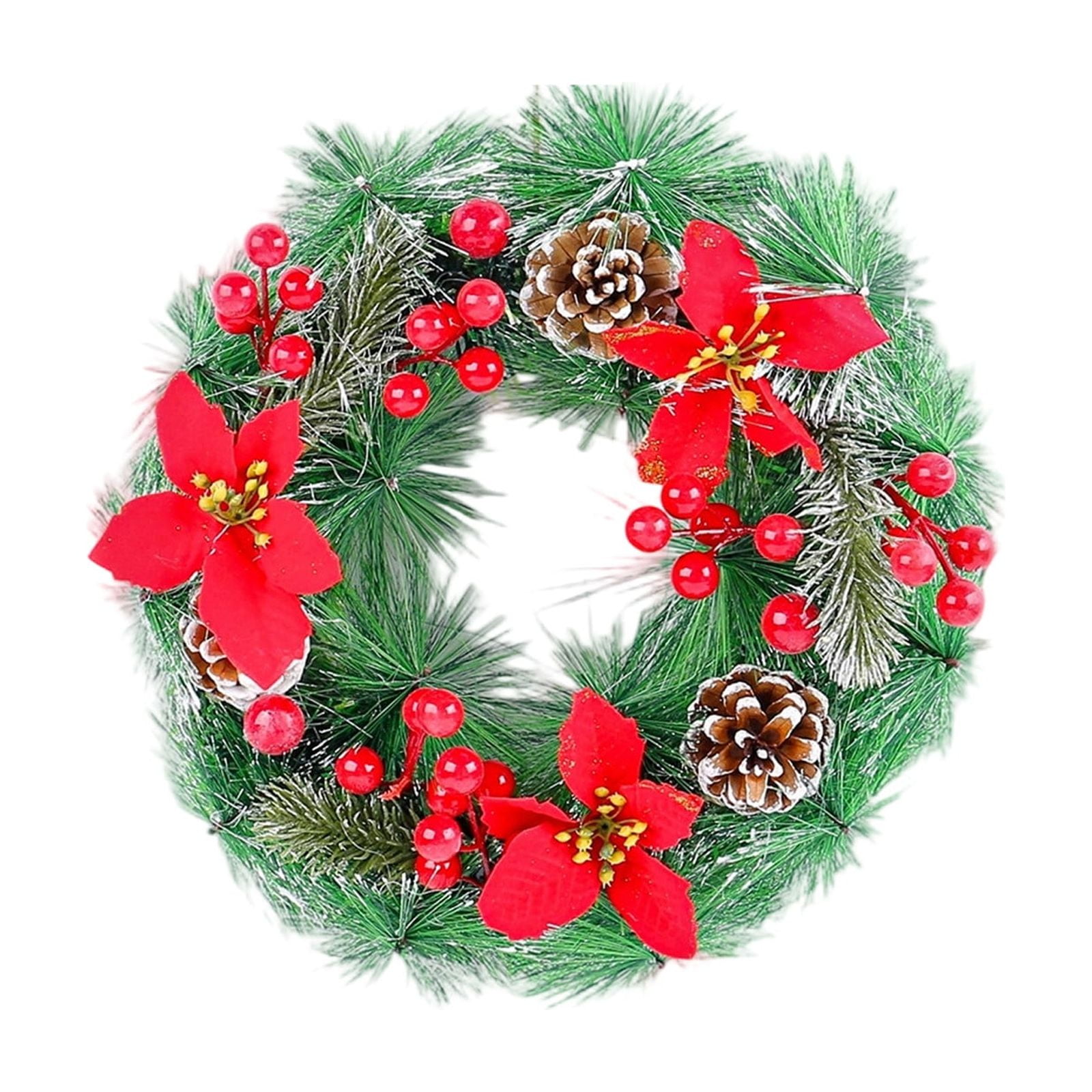 C Christmas Decoration Wreath With Natural Look For Home And Event ...