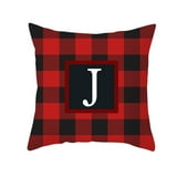 C Christmas Faceless Doll Dwarf Gnome Printed Sofa Pillowcase Peach ...