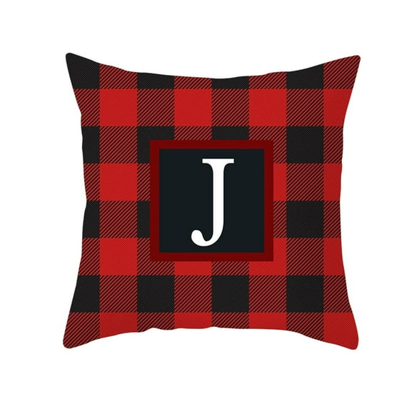 C Christmas Faceless Doll Dwarf Gnome Printed Sofa Pillowcase Peach ...