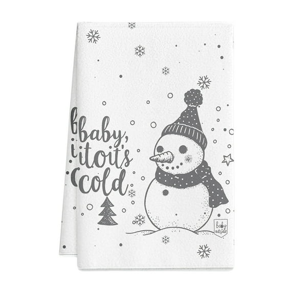 C Christmas Kitchen Towels Christmas Tree Print Hanging Hand Bath ...