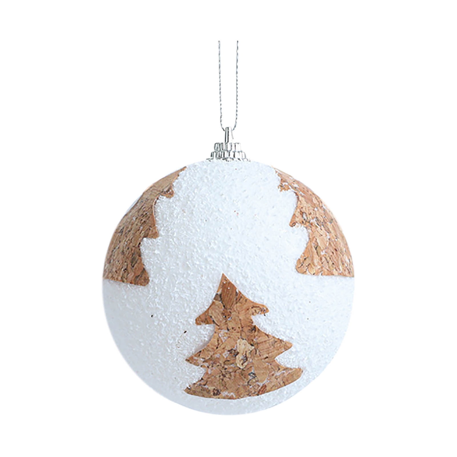 C Christmas Ornaments Snowy Decorations Snowy Balls For Xmas Trees ...