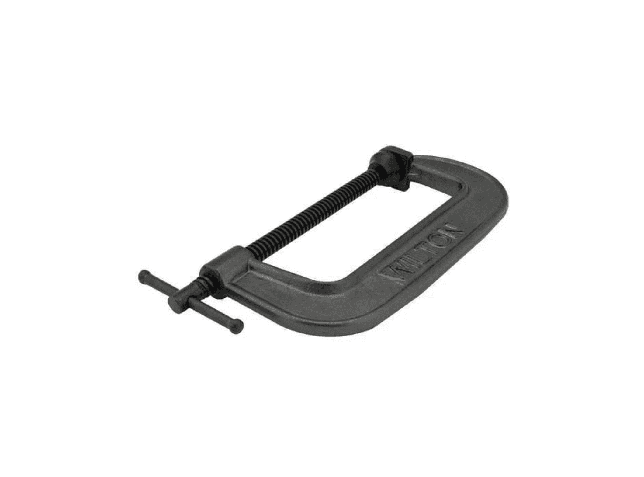 C-Clamp, 12", Iron, Regular Duty, 2850 lb., Finish: black oxide ...