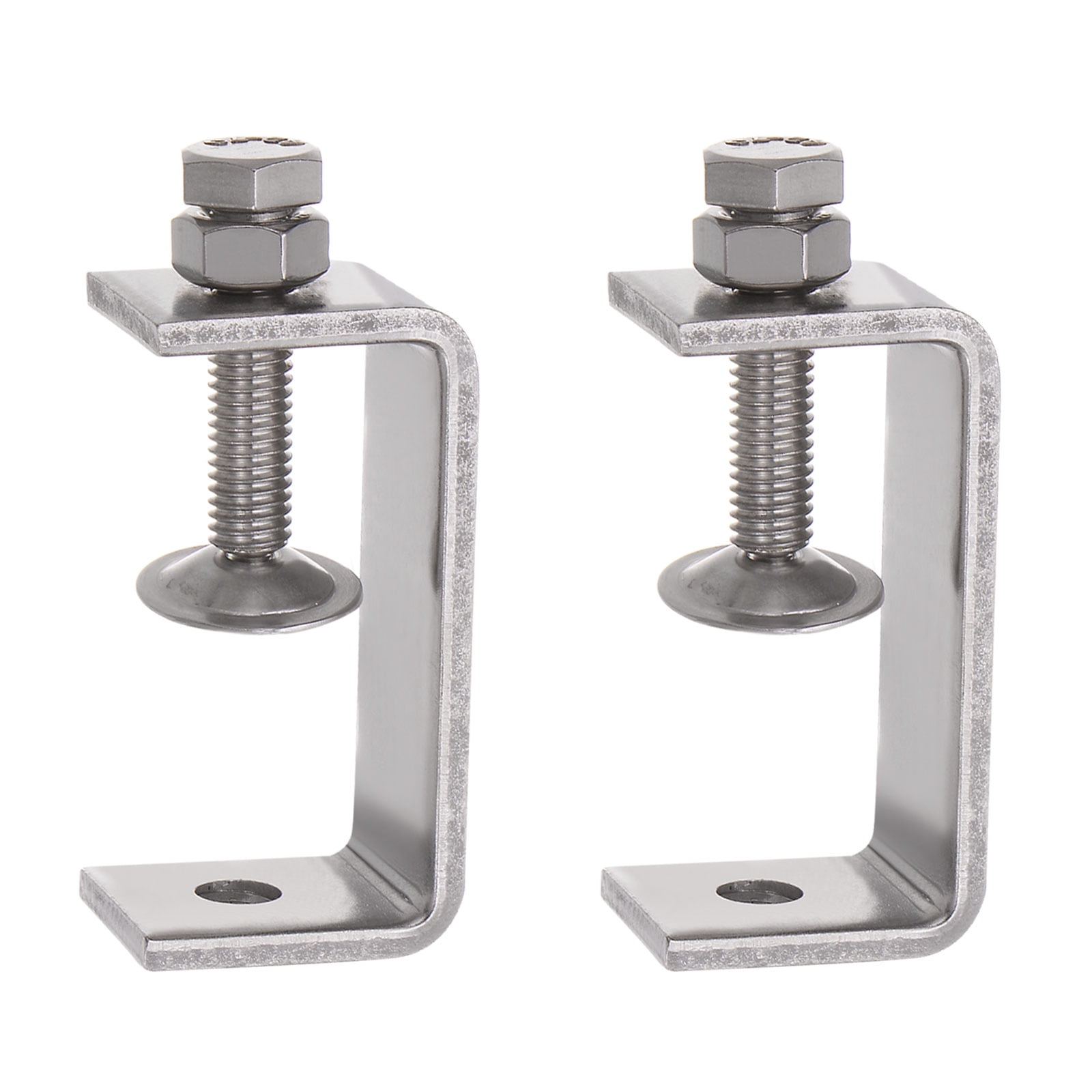 C Clamp 304 Stainless Steel C Clamps for Woodworking 2.6" / 65mm 2packs ...