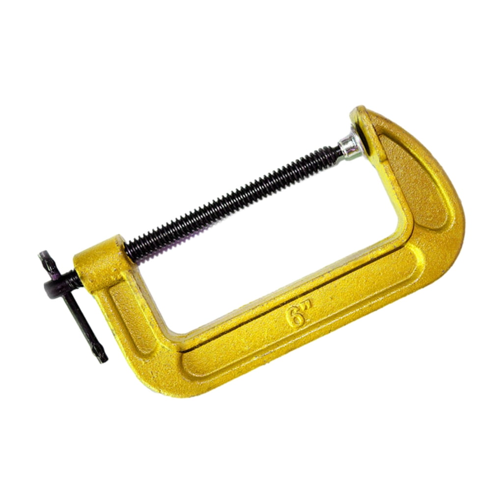 C Clamps Automotive and Woodworking Clamps with 1/2/3/4/5/6/8inch Jaw ...
