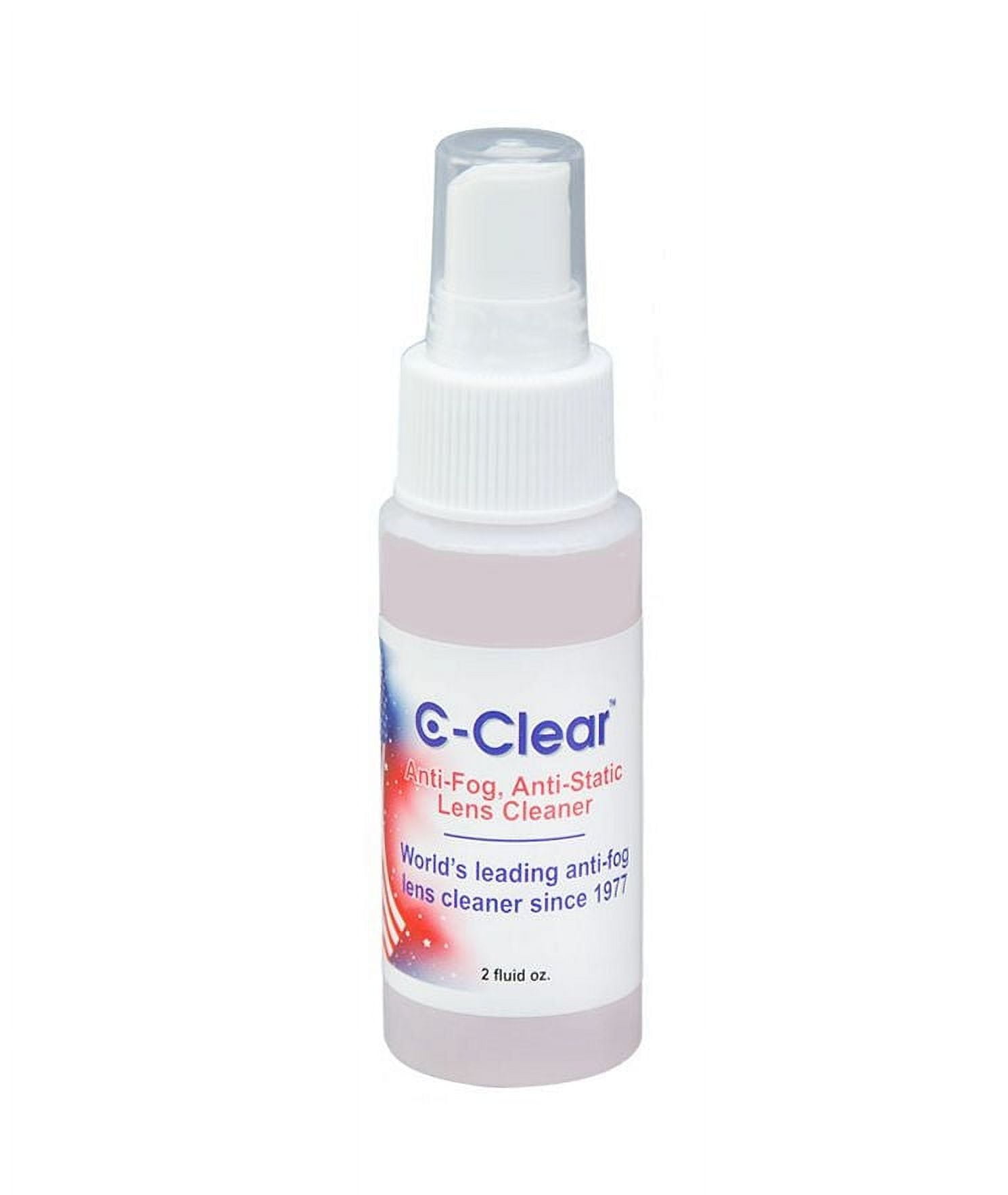 C-Clear - Anti-Fog Anti-Static Lens Cleaner for PPE Face Shields and ...