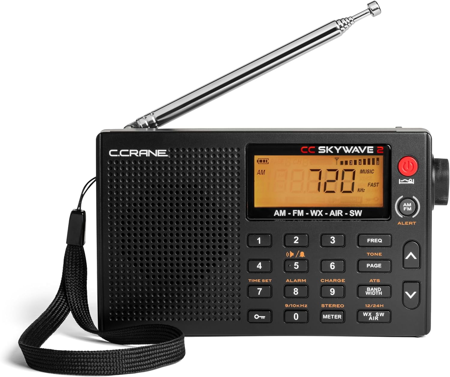 C. Crane CC Skywave 2 AM, FM, Shortwave, NOAA Weather + Alert, VHF ...