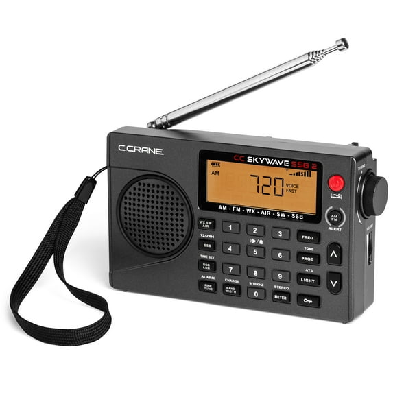 C.Crane CC Skywave SSB 2 AM, FM, Shortwave, NOAA Weather + Alert ...