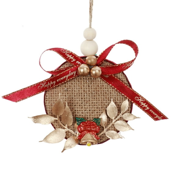 C Creative Wooden Hanging Ornament With Burlap Decoration Design 6140 ...