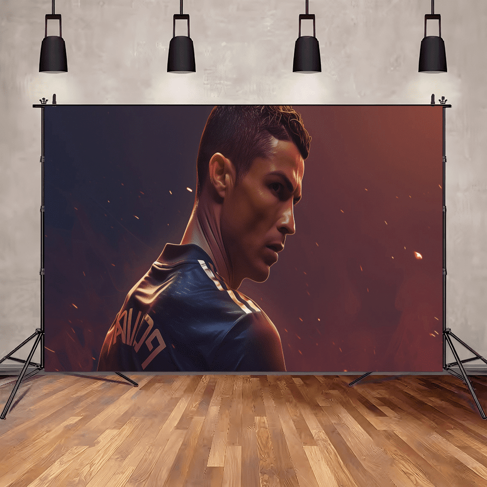 C-Cristiano R-Ronaldo C-CR7 Photography Studio Backdrop Outdoor House Party Decoration Photo ...