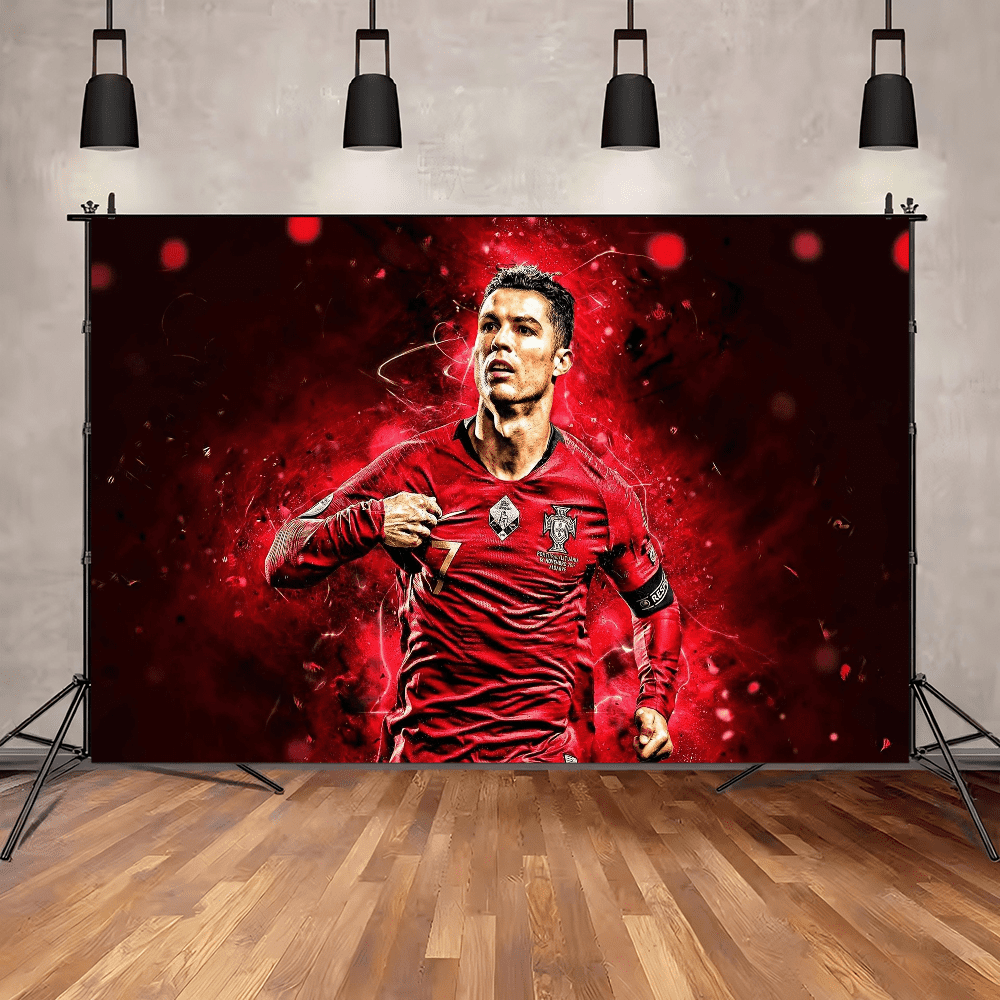 C-Cristiano R-Ronaldo C-CR7 Photography Studio Backdrop Outdoor House Party Decoration Photo ...