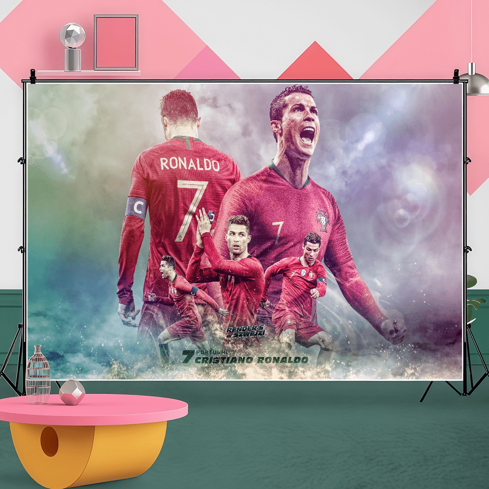 C-CristianoS R-Ronaldo C-R7 Photography Backdrop Birthday Party Photo ...