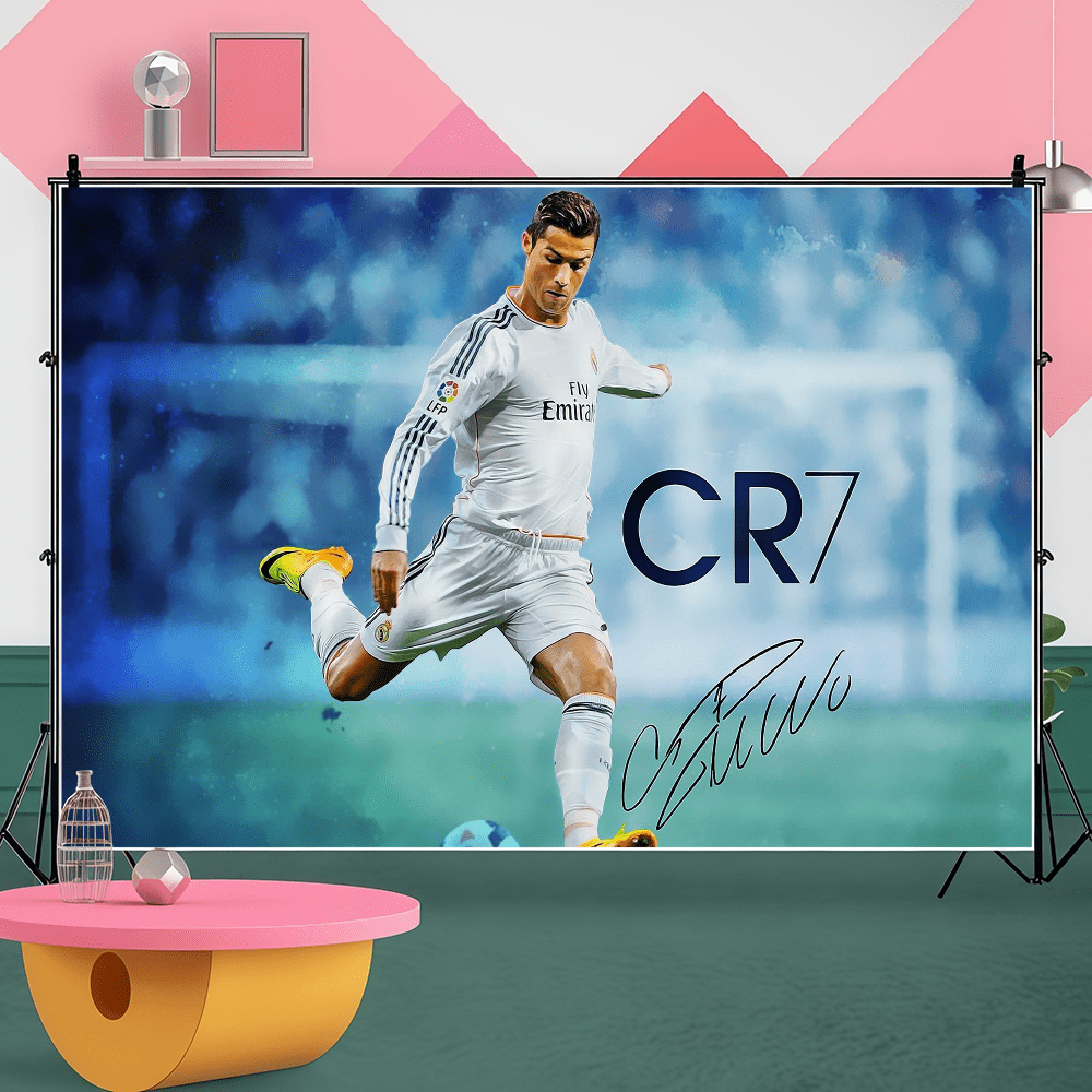 C-CristianoS R-Ronaldo C-R7 Photography Backdrop Birthday Party Photo ...