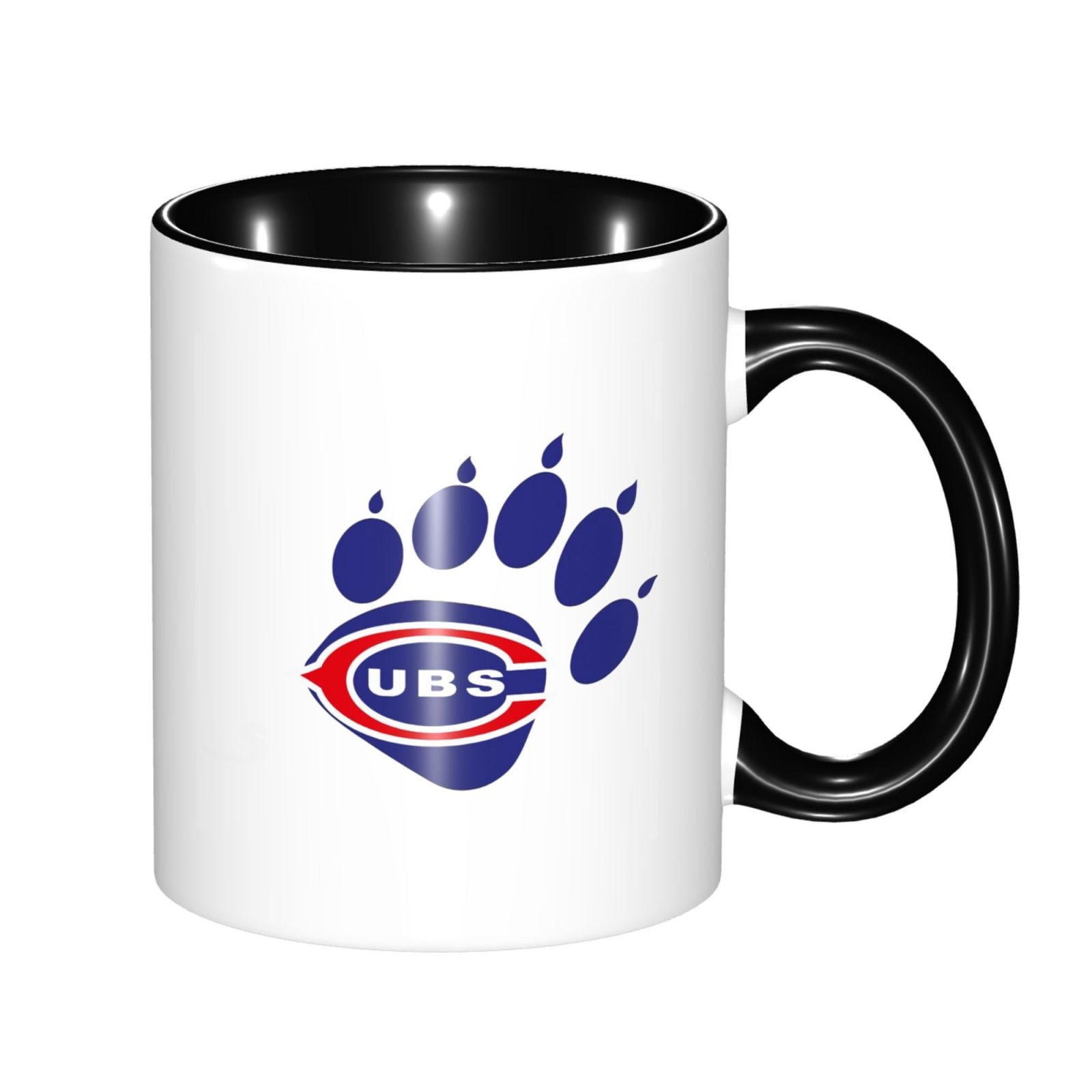 C_Cubs 11oz Coffee Mugs, Large Porcelain Mug, Ceramic Tea Cups With ...