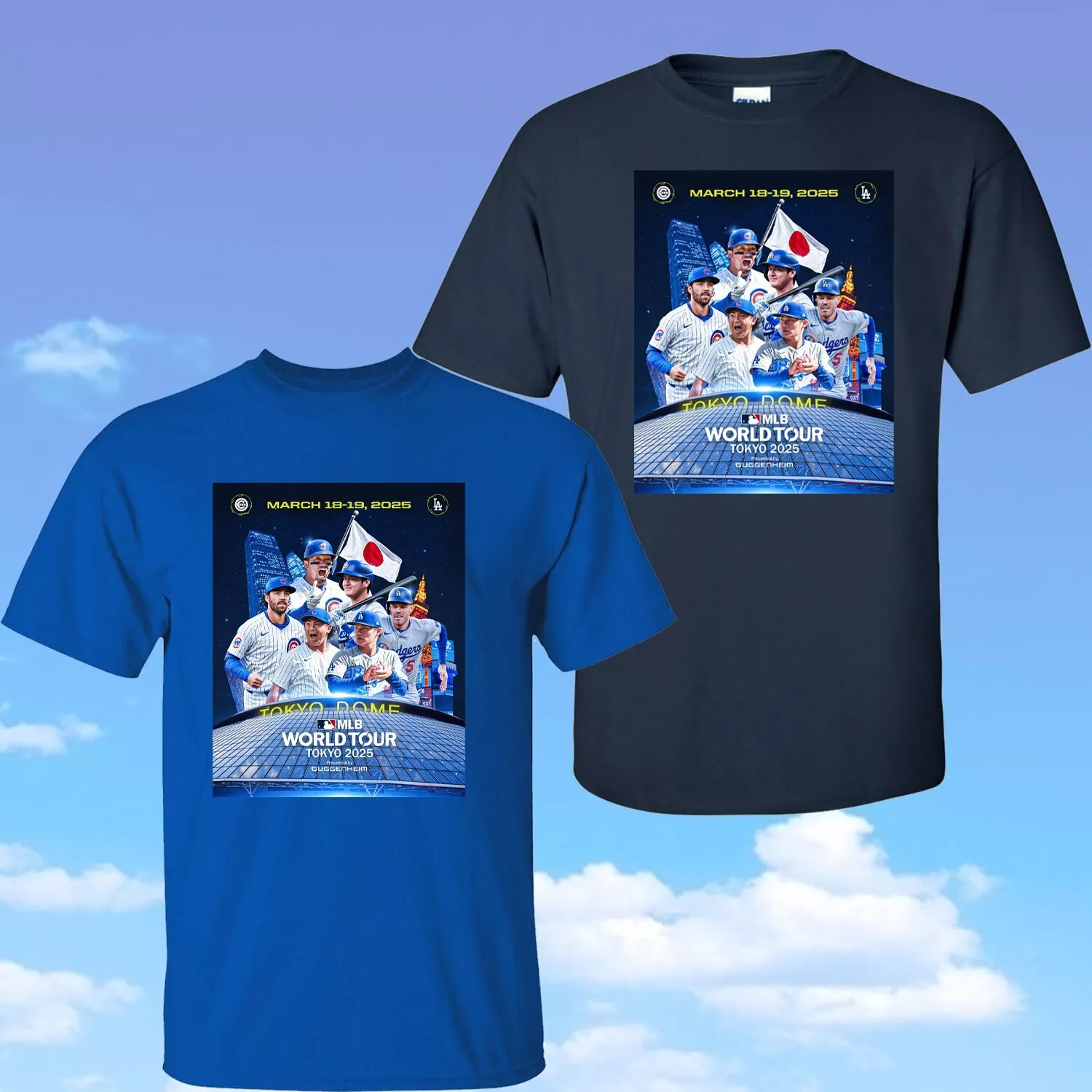 C. Cubs vs. Dodgers 2025 MLB World Tour Tokyo Series T-shirt Size S-3XL - Walmart.com