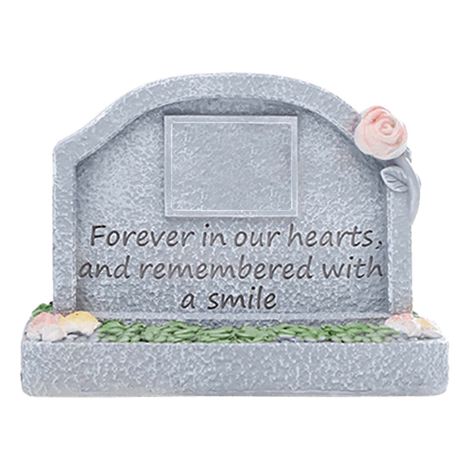 C Cute Pet Memorial Monument Resin Tombstone With Weather Resistant ...